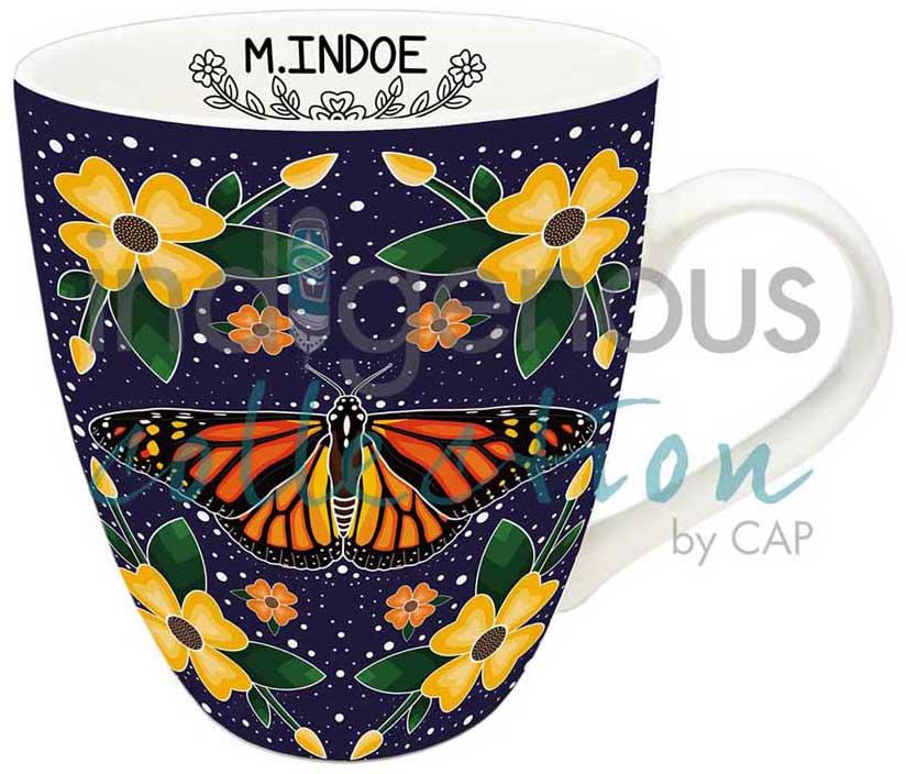 "Monarch Butterfly" 18 oz. Signature Mug Designed by Artist Marissa ...